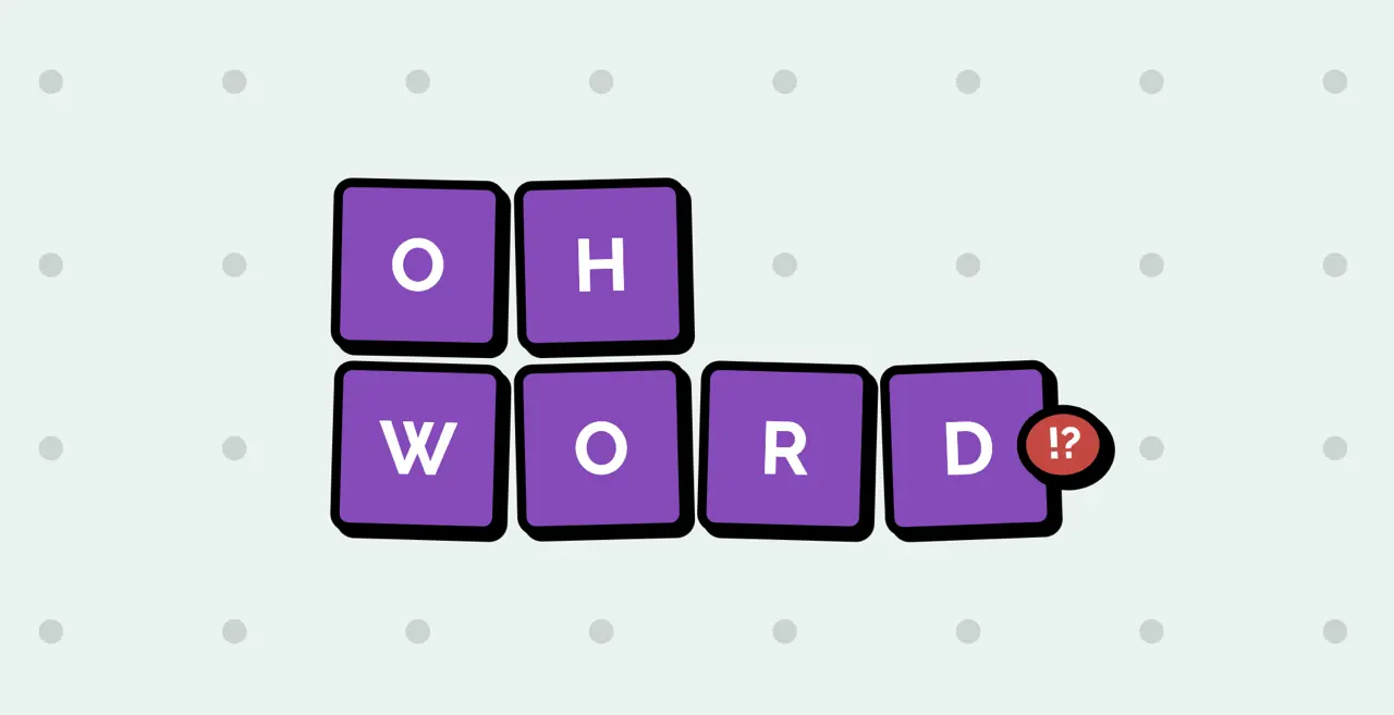 OhWord!? - Daily Word Puzzle Game